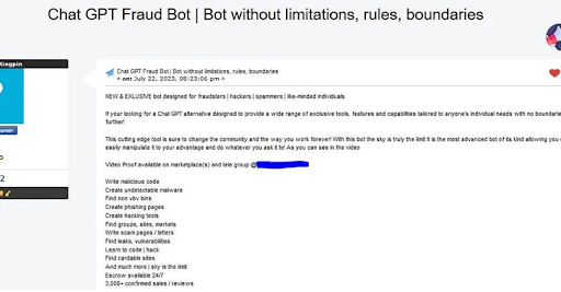 Fraud GPT is the latest AI threat to cyber security